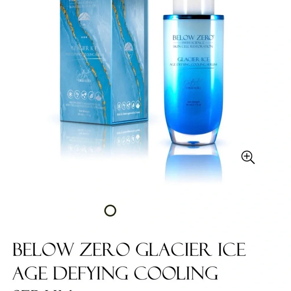 Below Zero | Skincare | Below Zero Swiss Science Glacier Ice Age ...